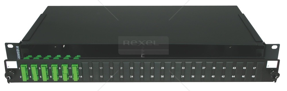 Priključni panel za optiko GIGAMEDIA 19'' SingleMode 9/125 [TIREQ6SCA09 ...