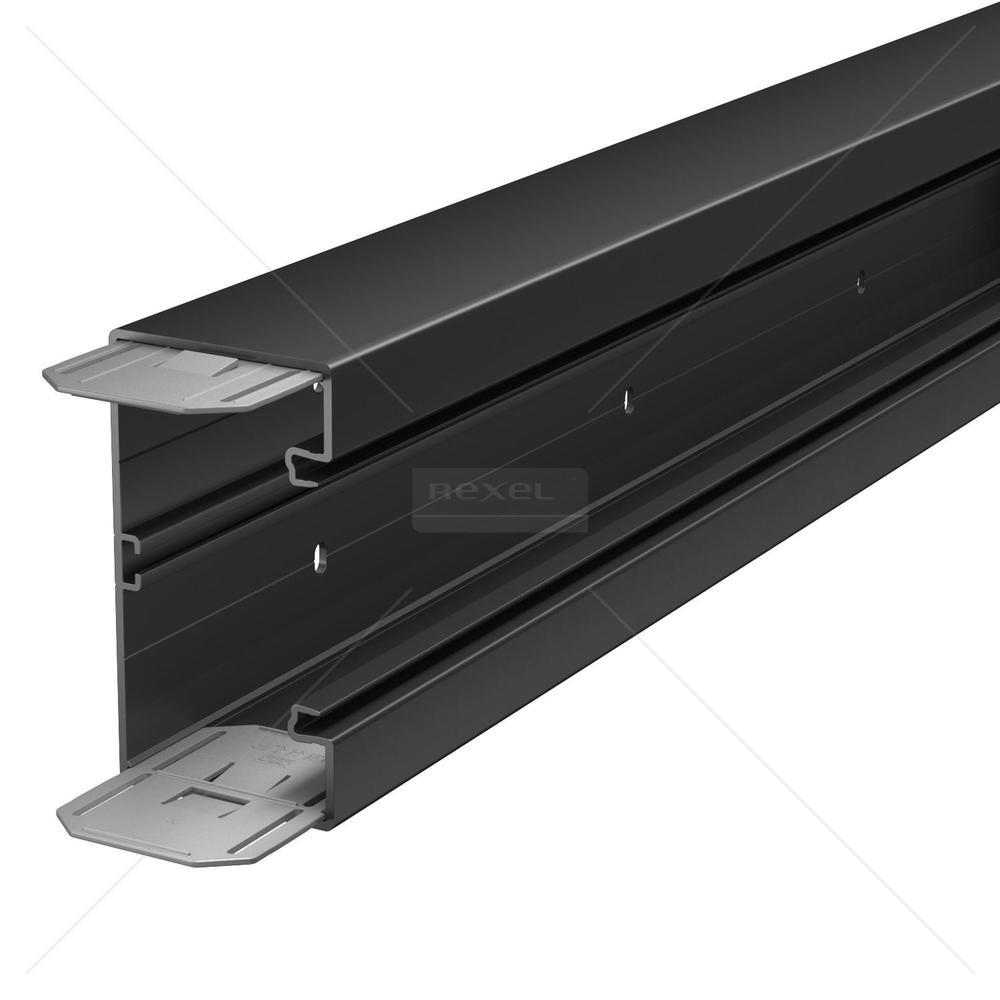 Parapetni kanal OBO BlackLine GK-70130SW 130mm 70mm 2000mm PVC ČRN RAL ...