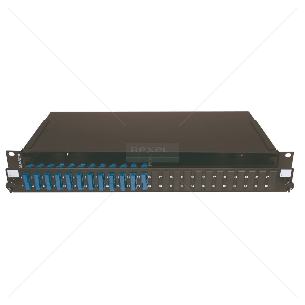 Priključni panel za optiko GIGAMEDIA 19'' SingleMode 9/125 [TIRRA12SCA9 ...
