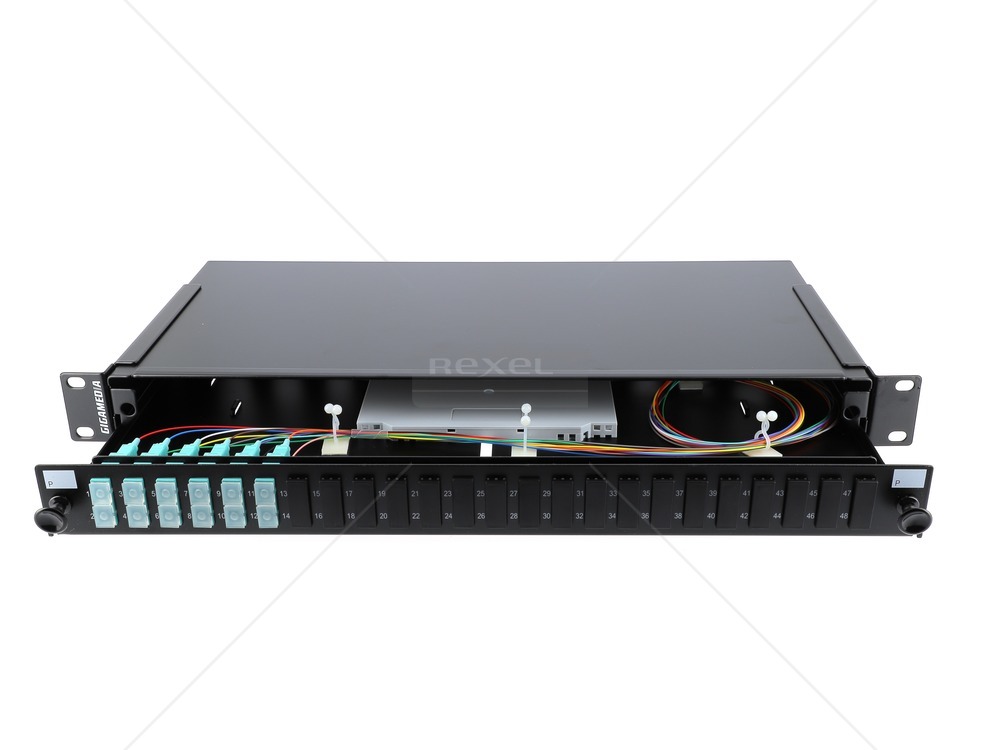 Priključni panel za optiko GIGAMEDIA 19'' MultiMode 50/125 [TIREQ6SCOM3 ...