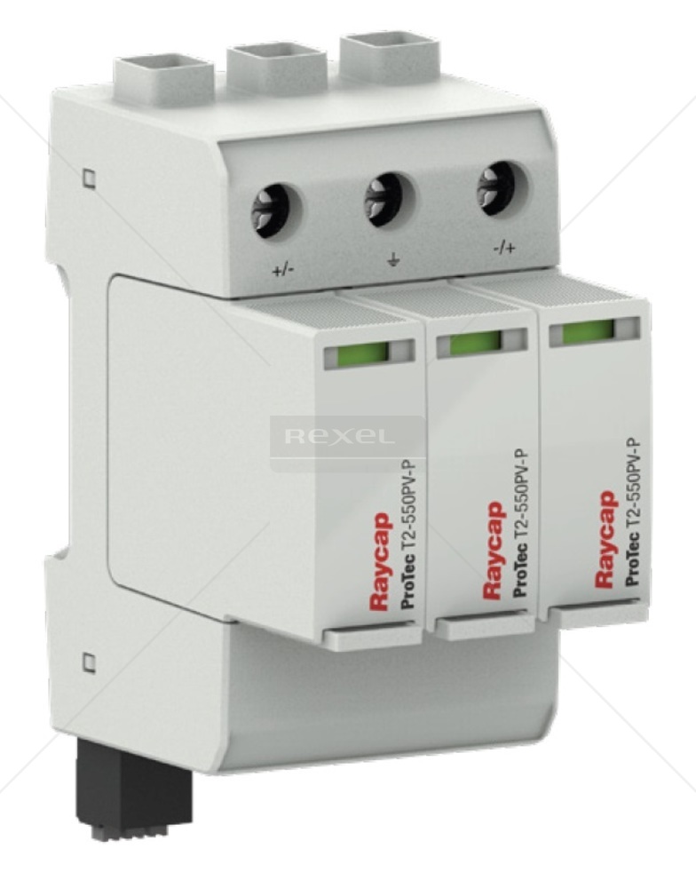 Prenapetostna zaščita ProTec T2-PV (3+0) 20kA 40kA 1100V 3,8kV ...