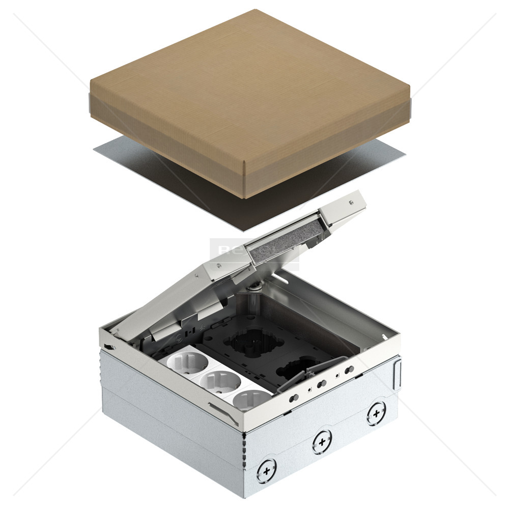 Talna doza Obo Bettermann UDHOME4 2V V, 95-125mm kvadratni V2A ...