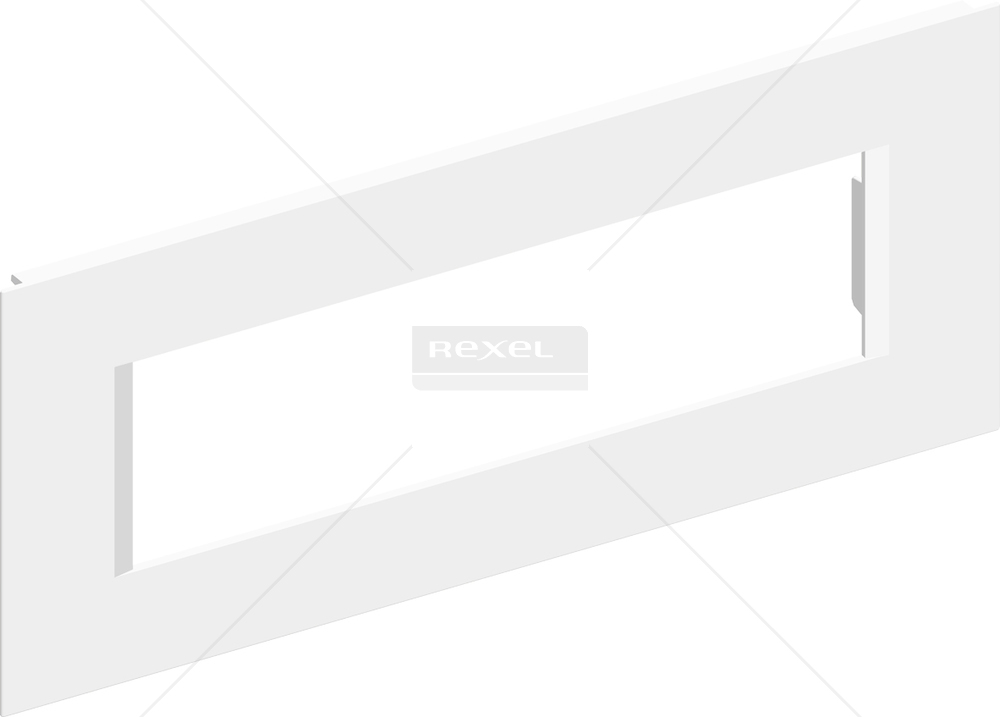 Okrasni okvir MODUL ZA KANAL, Unipack 7M BE HOR PVC Mat [RT17PW-U ...