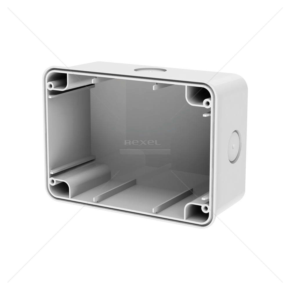 N/O doza 4BOX Wide 3M 15,50mm 10mm 6,50mm PVC SIV IP66 brez pokrova [4B ...